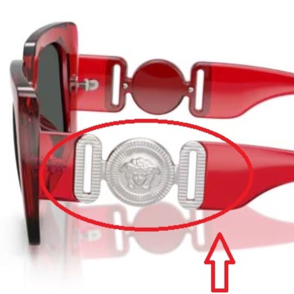 Versace | Accessories | Versace Ve445 4478u Sunglasses Replacement ...